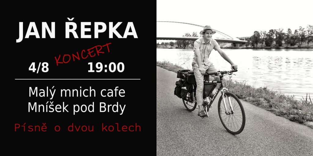 Jan Řepka - koncert Písně o dvou kolech | Mníšek pod Brdy