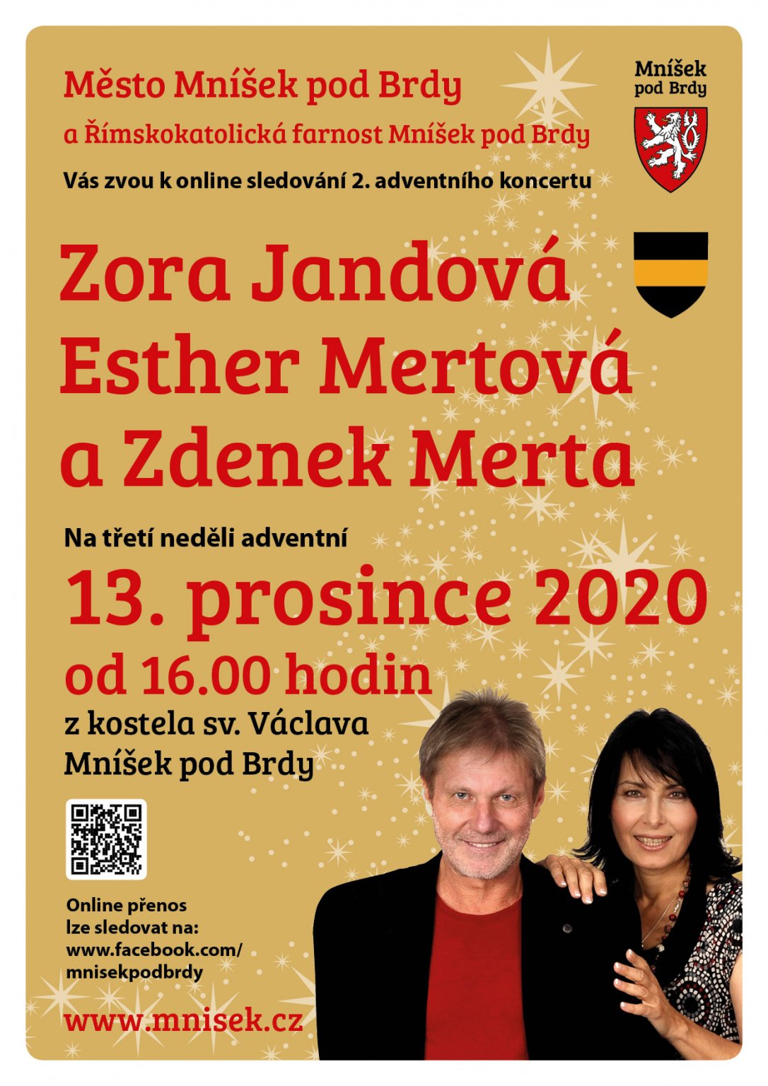 ZORA JANDOVÁ, ESTHER MERTOVÁ a ZDENEK MERTA – online přenos koncertu z ...